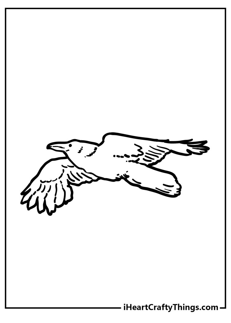 15 Raven Coloring Pages (100% Free Printables)