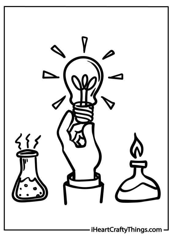 Science Coloring Pages (100% Free Printables)