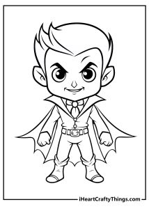 15 Vampire Coloring Pages (100% Free Printables)