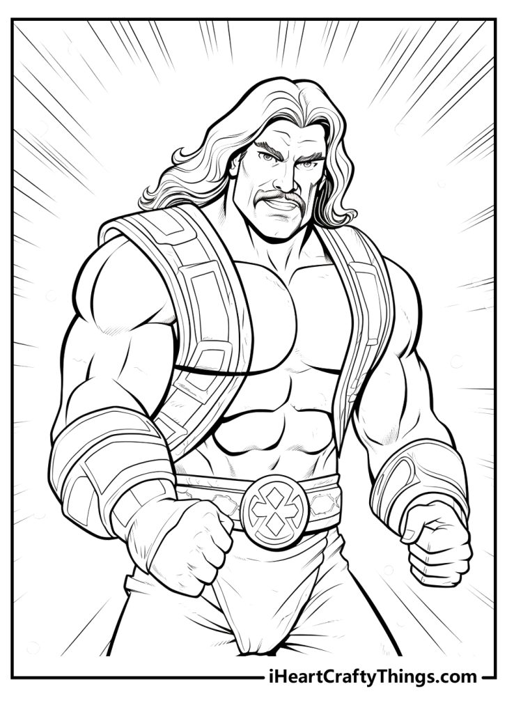 WWE Coloring Pages (100% Free Printables)