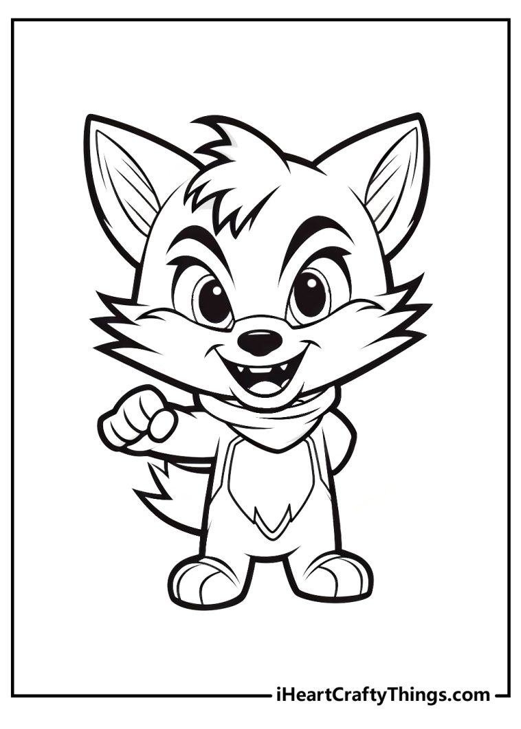 Werewolf Coloring Pages: 15 Free Printable PDF Sheets