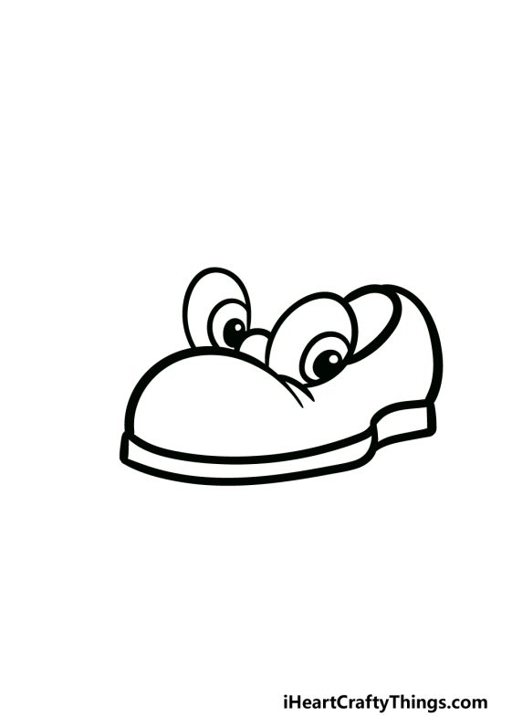 Cartoon Shoes Drawing - How To Draw Cartoon Shoes Step By Step