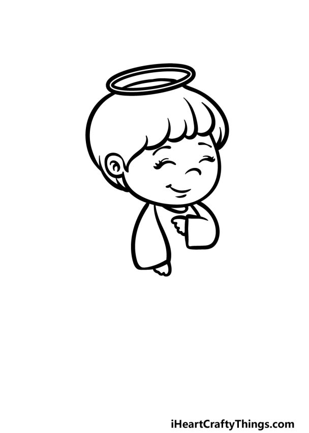 Cartoon Angel Drawing - How To Draw A Cartoon Angel Step By Step