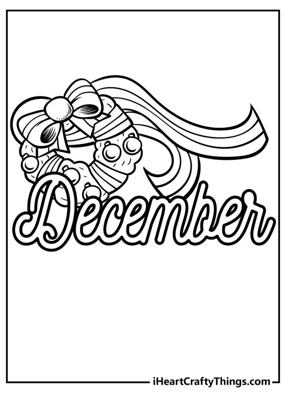 15 December Coloring Pages (Printable Free PDFs For Kids)