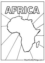 Africa Coloring Pages (100% Free Printables)