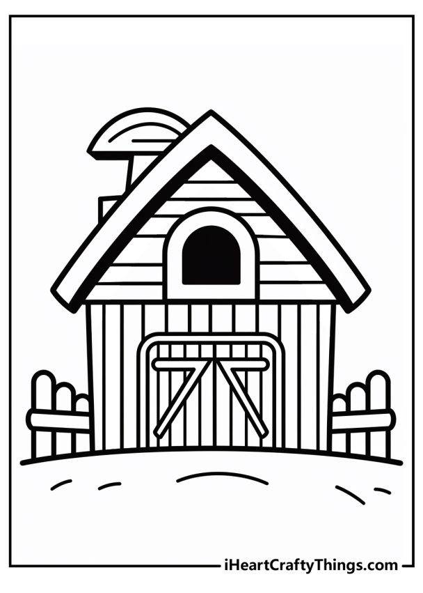 15 Barn Coloring Pages (100% Free Printables)