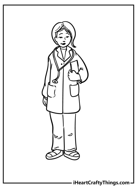 Doctor Coloring Pages (100% Free Printables)