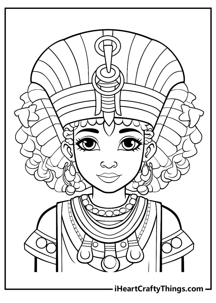 Egyptian Coloring Pages (100% Free Printables)