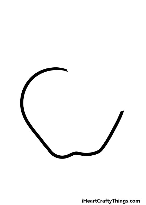 Cartoon Apple Drawing - How To Draw A Cartoon Apple Step By Step!