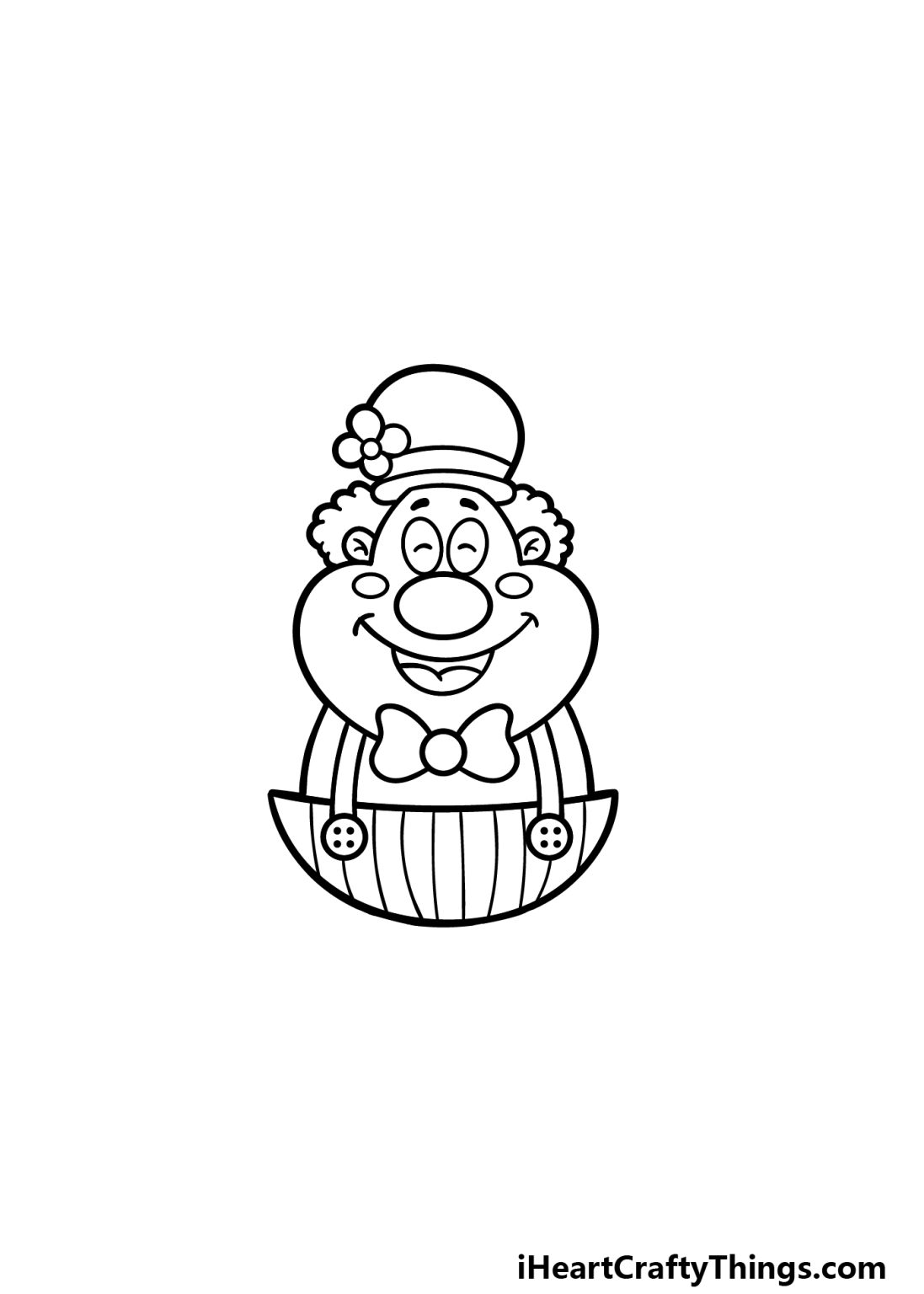 Cartoon Clown Drawing - How To Draw A Cartoon Clown Step By Step