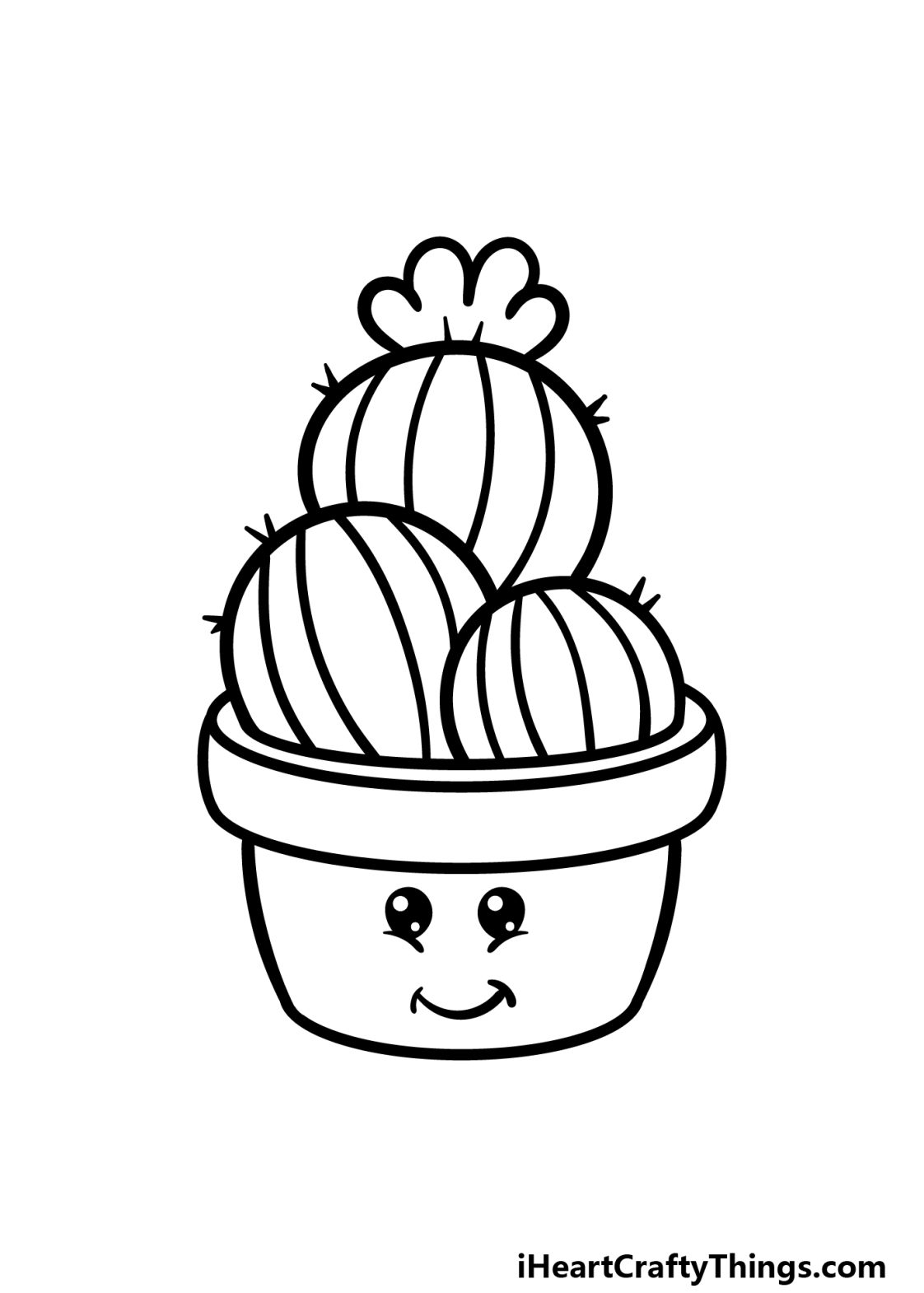 Cartoon Plant Drawing - How To Draw A Cartoon Plant Step By Step