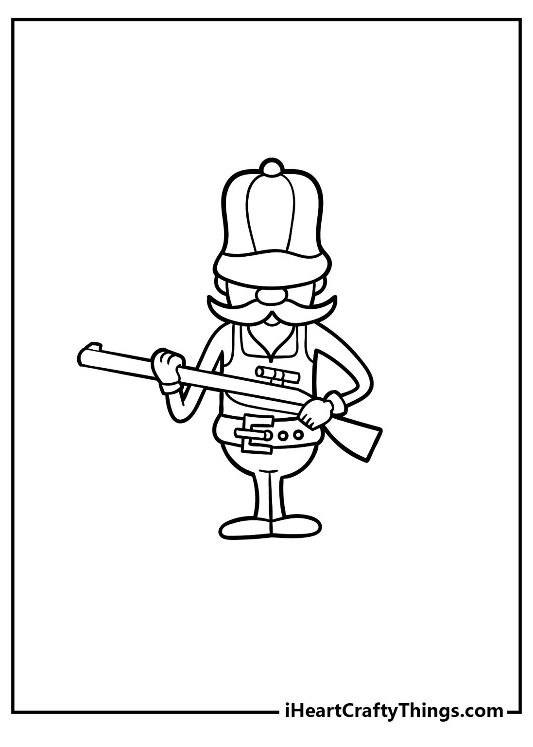 Hunting Coloring Pages (100% Free Printables)