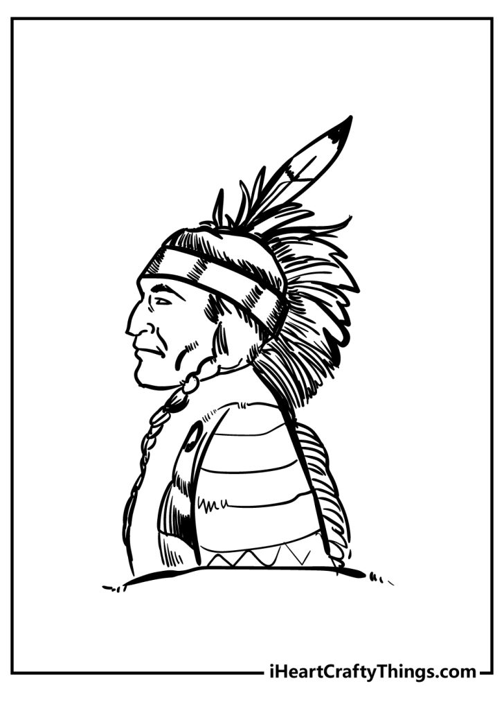 15 Native American Coloring Pages (100% Free Printables)
