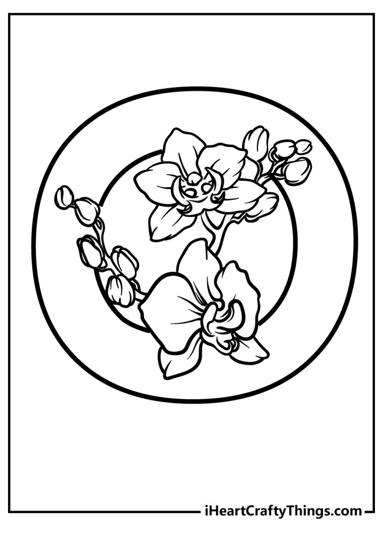 Letter O Coloring Pages (100% Free Printables)