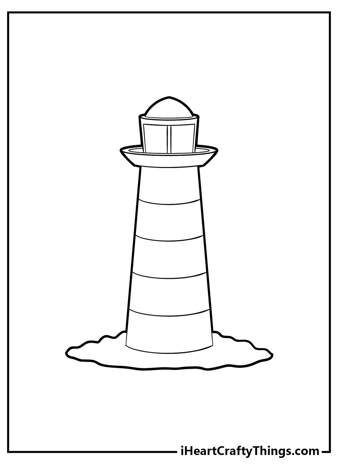 25 Lighthouse Coloring Pages (100% Free Printables)