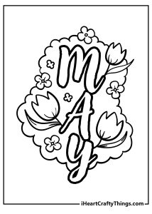 May Coloring Pages (100% Free Printables)