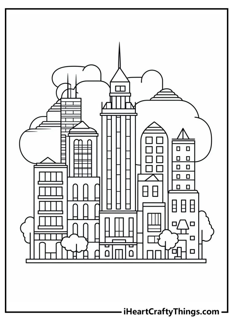 15 Metropolis Coloring Pages (100% Free Printables)