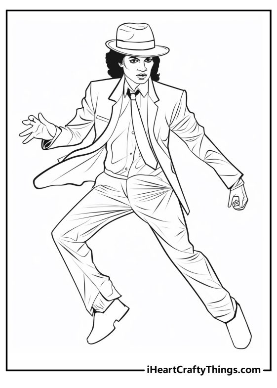 15 Michael Jackson Coloring Pages (100% Free Printables)
