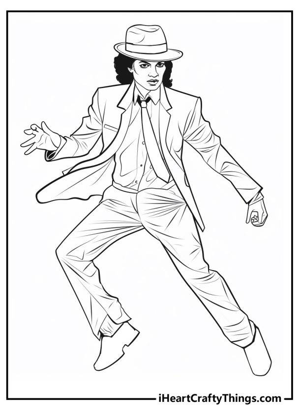 15 Michael Jackson Coloring Pages (100% Free Printables)