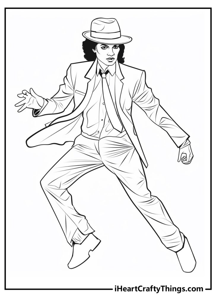 15 Michael Jackson Coloring Pages (100% Free Printables)