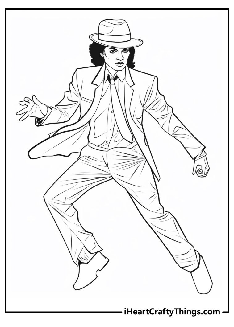 15 Michael Jackson Coloring Pages (100% Free Printables)