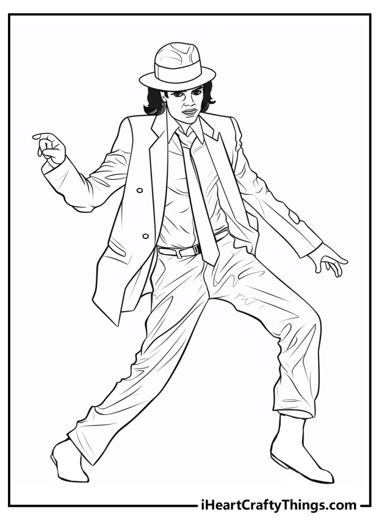 15 Michael Jackson Coloring Pages (100% Free Printables)