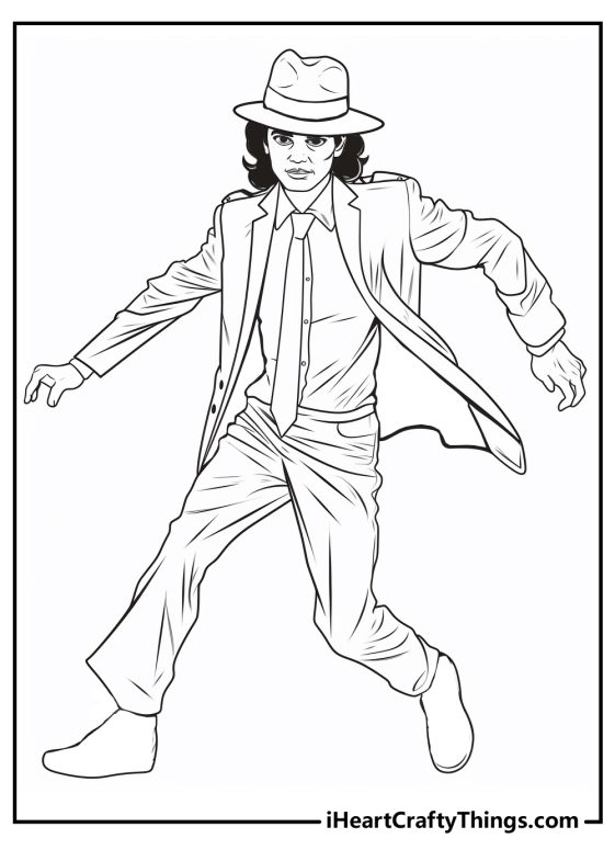 15 Michael Jackson Coloring Pages (100% Free Printables)