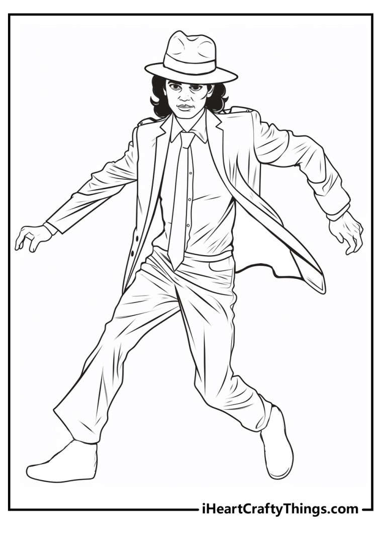 15 Michael Jackson Coloring Pages (100% Free Printables)