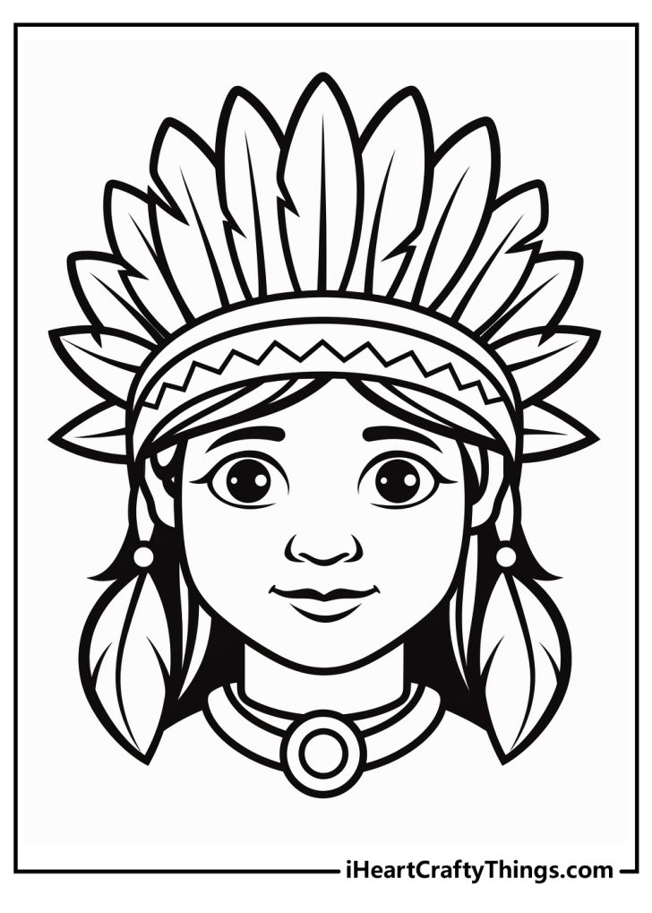 15 Native American Coloring Pages (100% Free Printables)