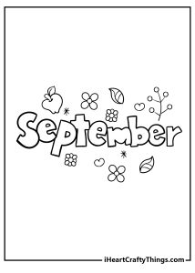 September Coloring Pages (15 Free Printables)