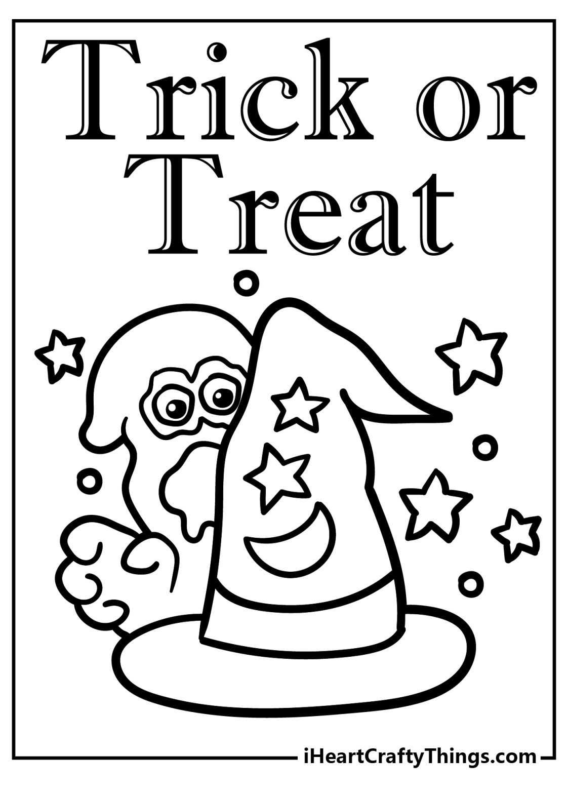Trick Or Treat Coloring Pages (100% Free Printables)