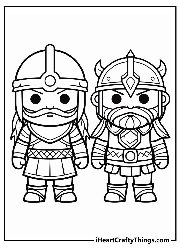 Viking Coloring Pages (100% Free Printables)