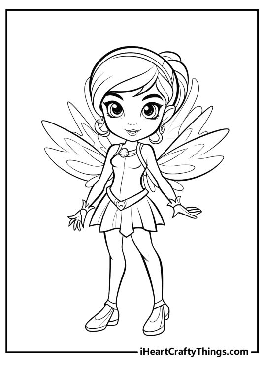 30 Free Winx Coloring Pages (Easy Printable PDF Sheets)