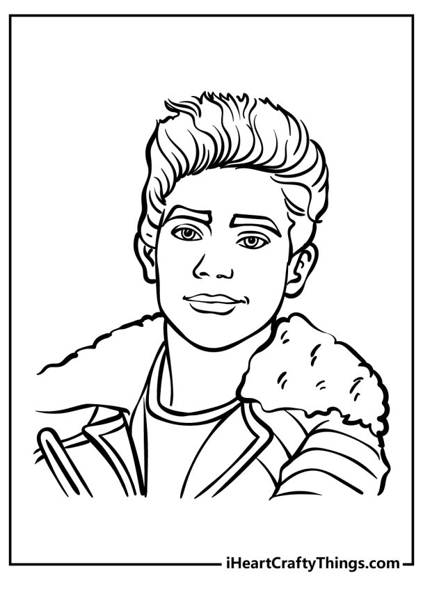 30 Descendants Coloring Pages (100% Free Printables)