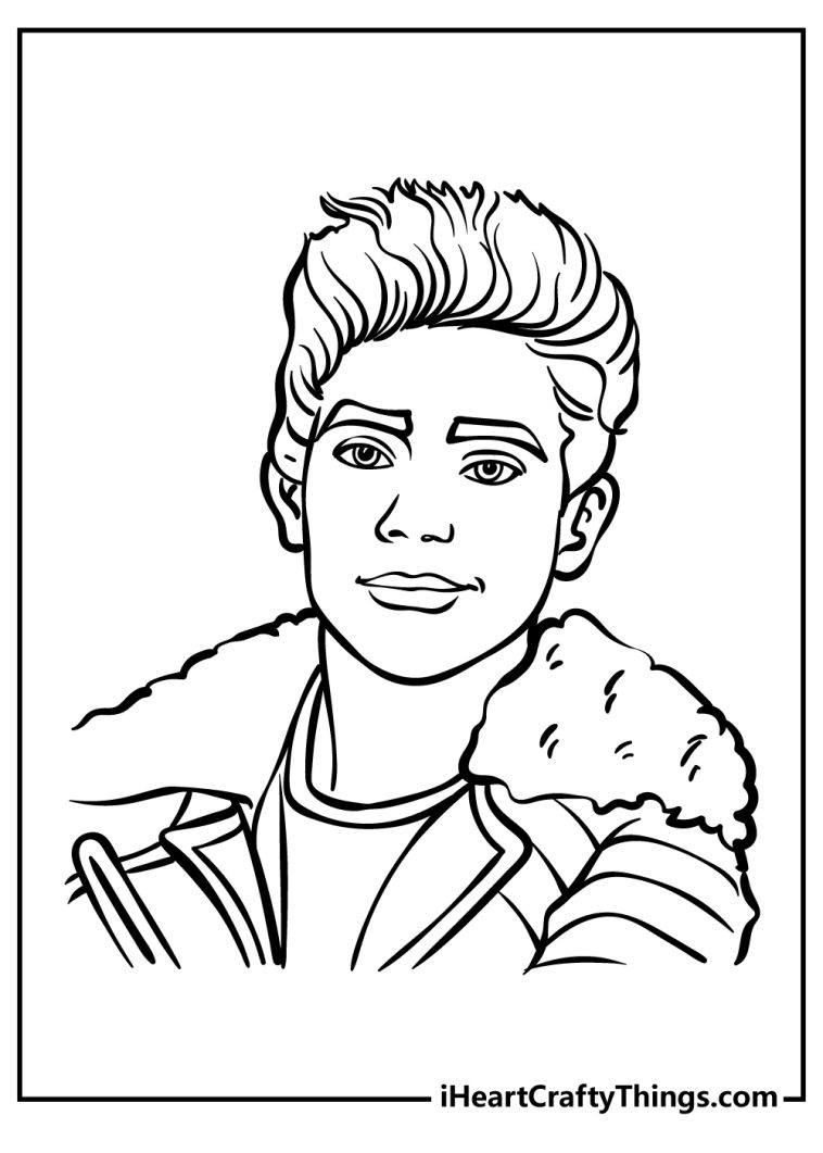 30 Descendants Coloring Pages (100% Free Printables)