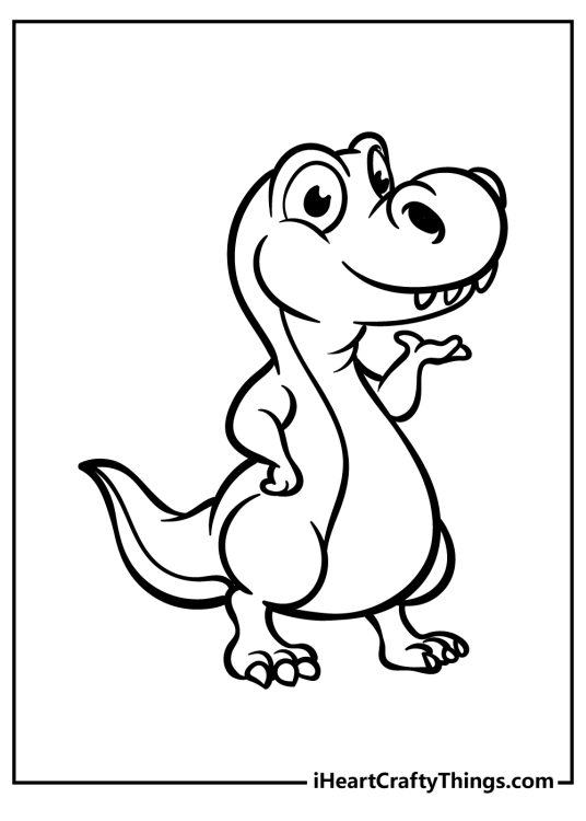 15 Free Baby Dinosaur Coloring Pages (Easy PDF Printables)