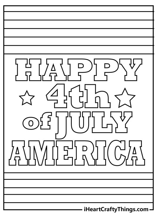 4th Of July Coloring Pages (100% Free Printables)
