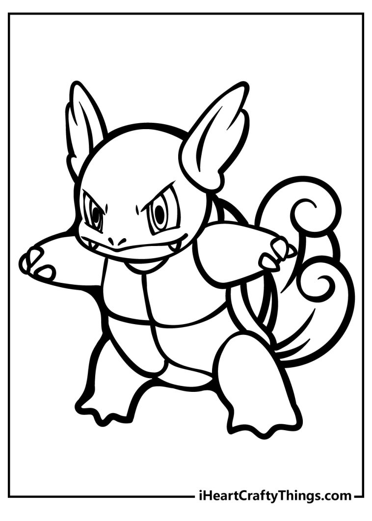 69 Pokemon Coloring Pages (Printable Free PDF For All Fans)