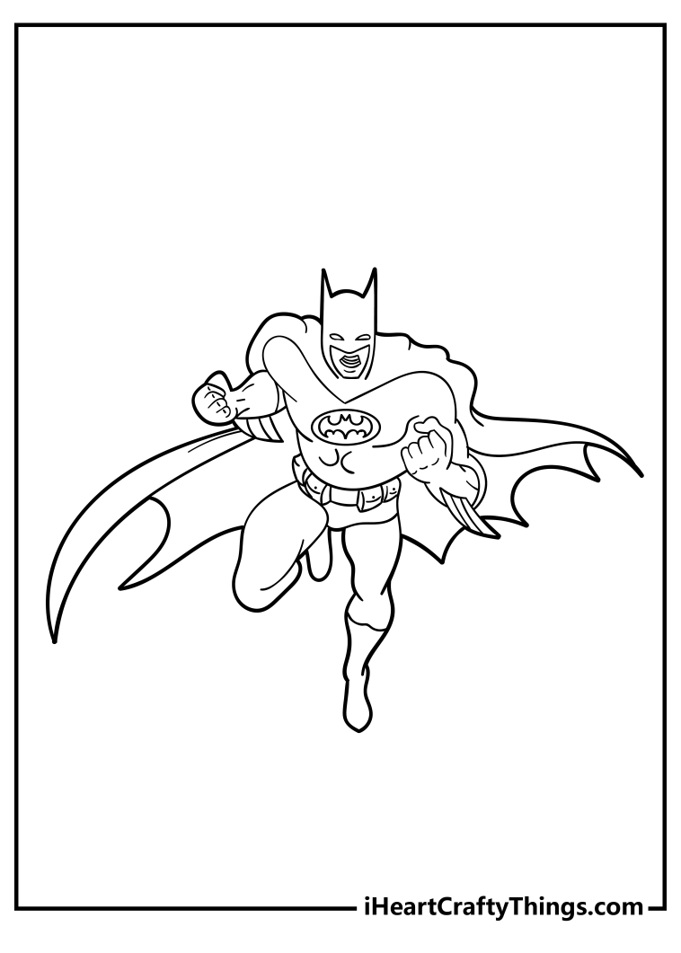 45 Batman Coloring Pages (100% Free Printables)