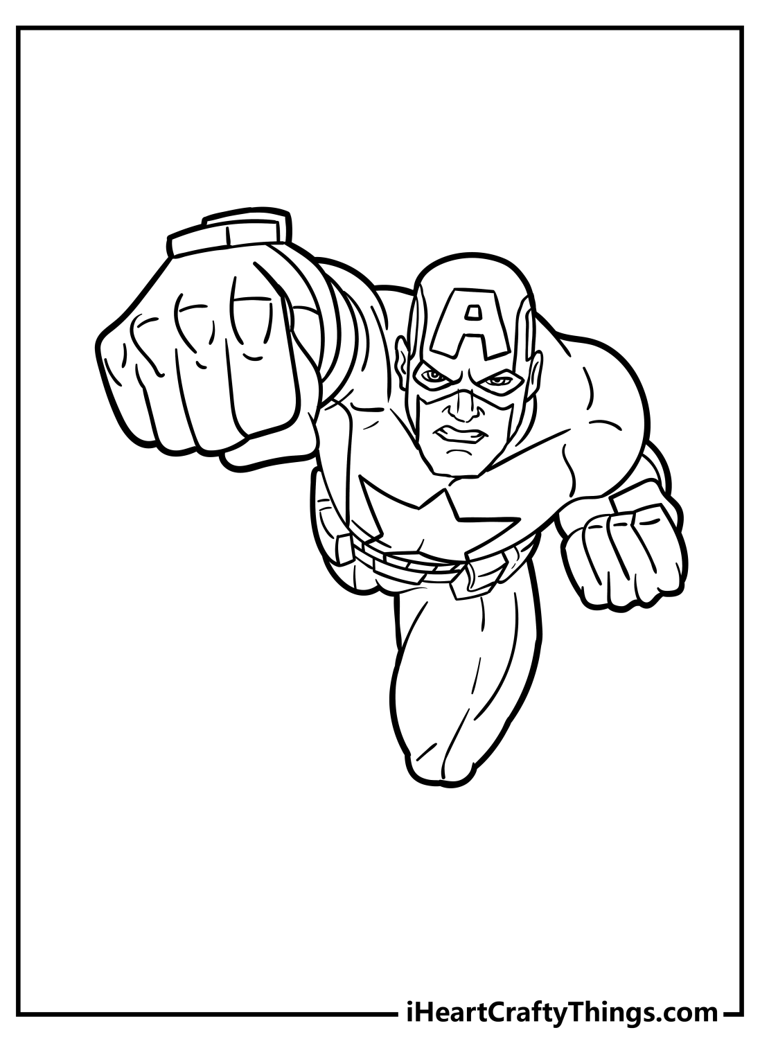 Captain America Coloring Pages (100% Free Printables)