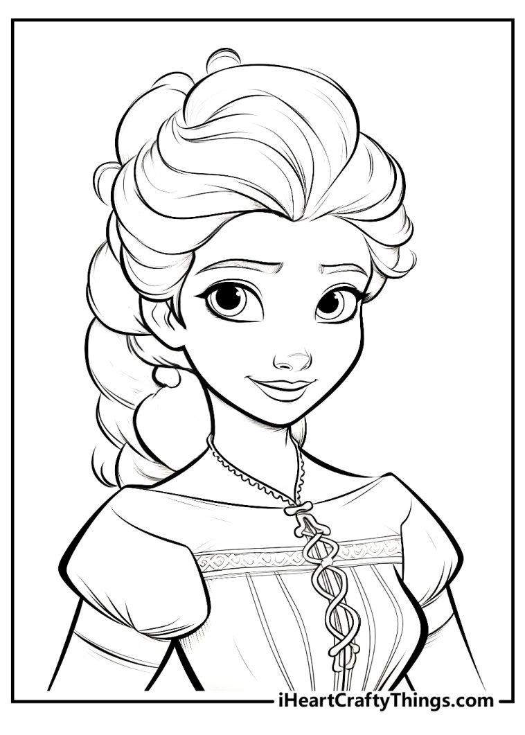 30 Elsa Coloring Pages (100% Free Printables)