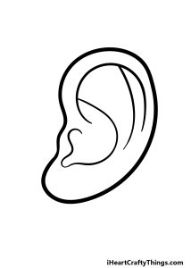 Cartoon Ear Drawing - How To Draw A Cartoon Ear Step By Step