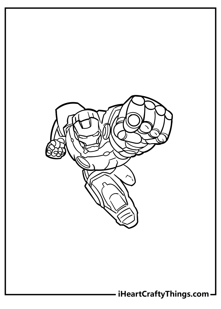Iron Man Coloring Pages (100% Free Printables)