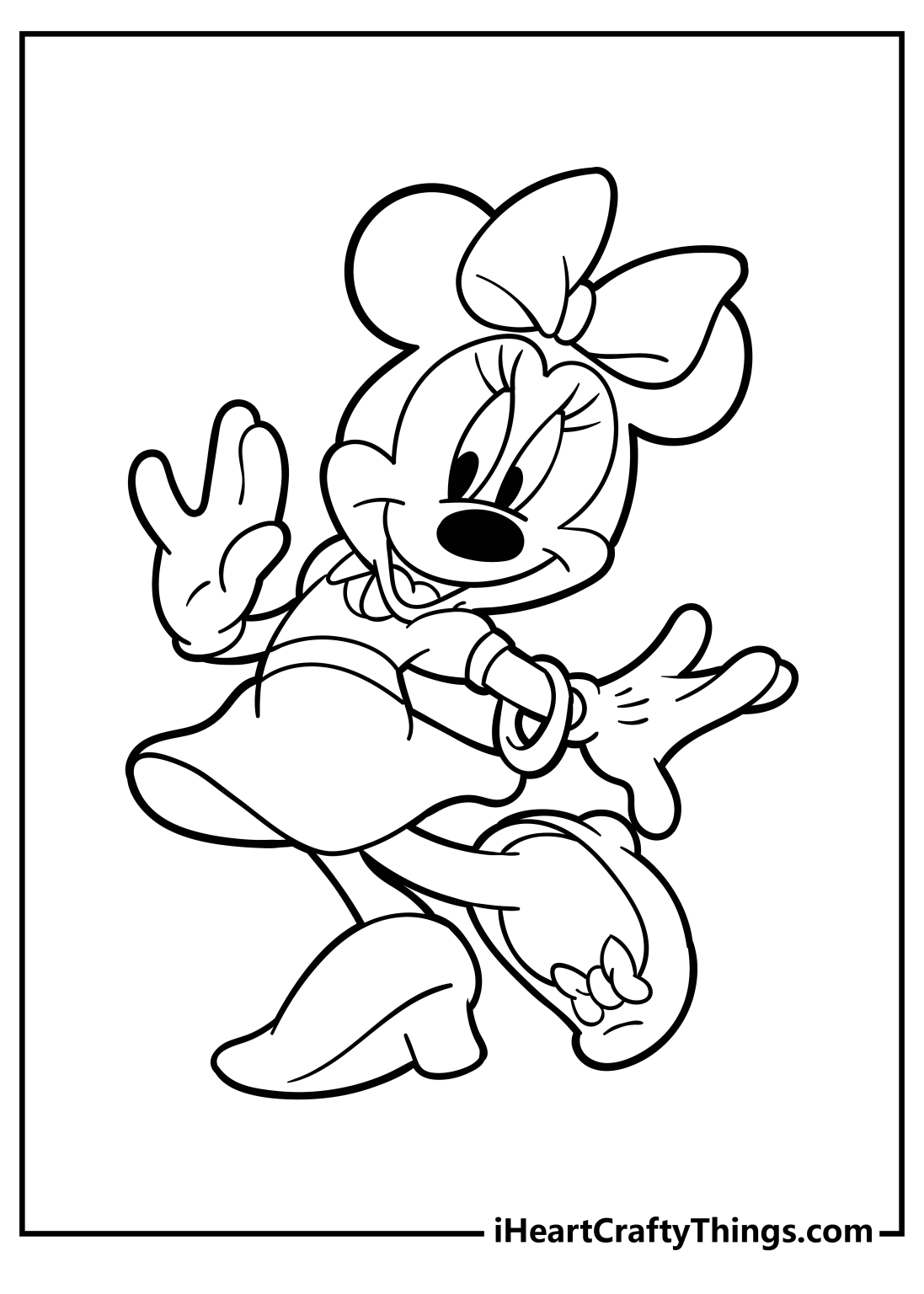 Minnie Mouse Coloring Pages (30 Free Printables)