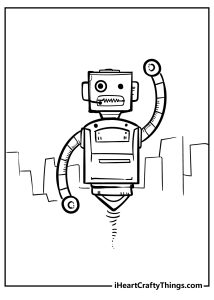 Robot Coloring Pages - 25 Free Printable PDFs To Download
