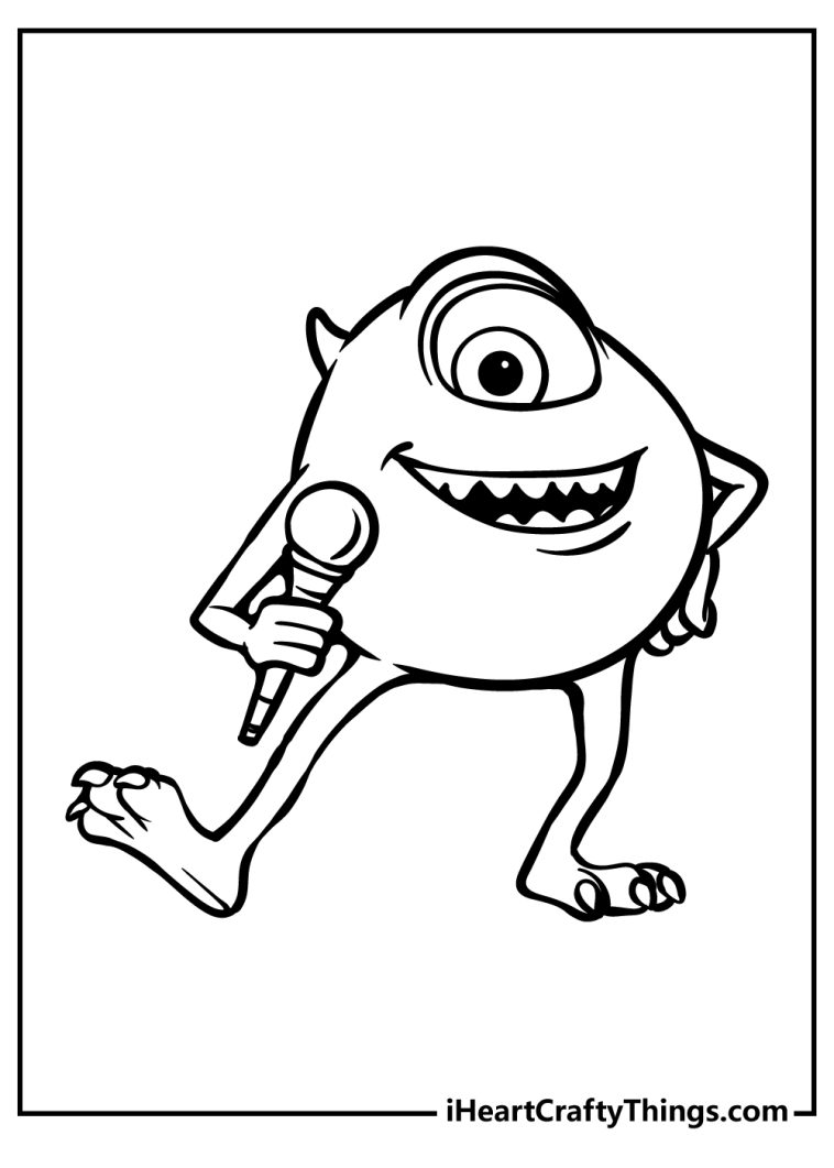 20 Monsters Inc. Coloring Pages (100% Free Printables)