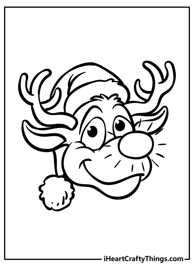 Rudolph Coloring Pages (100% Free Printables)