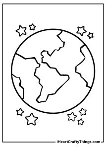 Earth Coloring Pages (20 Free Printables)
