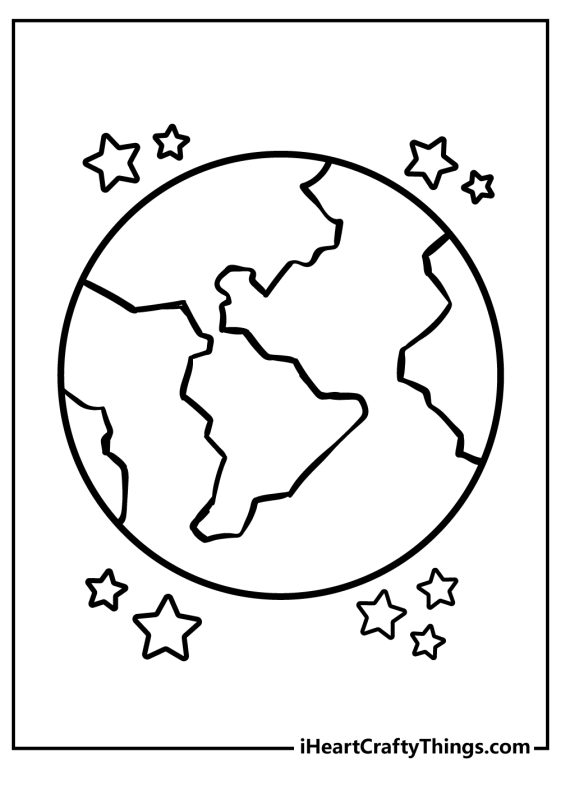 Earth Coloring Pages (20 Free Printables)