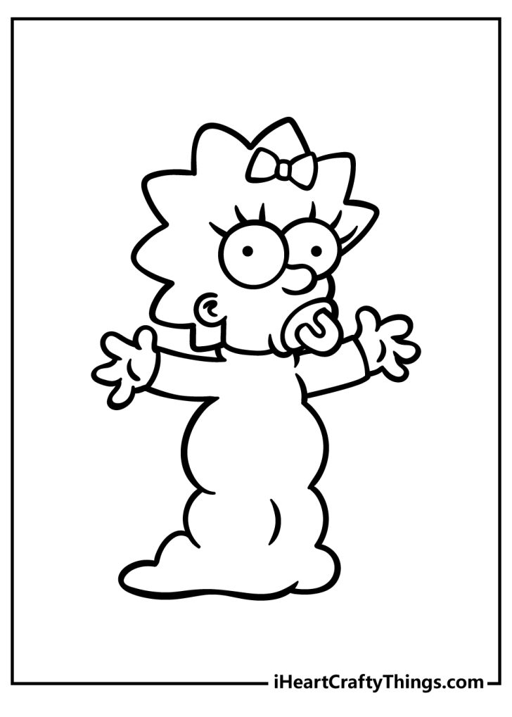 Simpsons Coloring Pages (100% Free Printables)